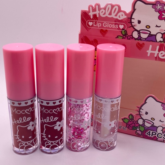 Hello Kitty | Makeup | Hello Kitty Mocallure Lipstick And Gloss Set ...